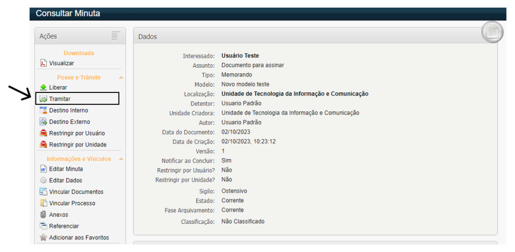 Como tramitar um documento? – Central de Ajuda Dataeasy